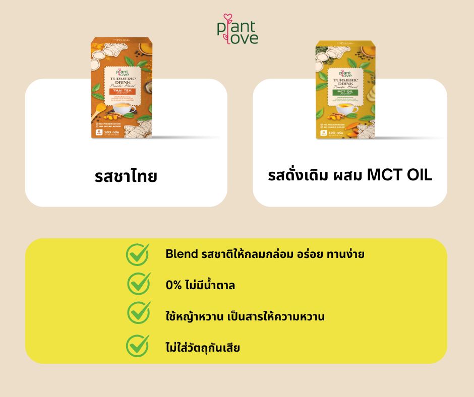 Tumaric Drink Mix MCT OIL – Plantlove แพลนท์เลิฟ